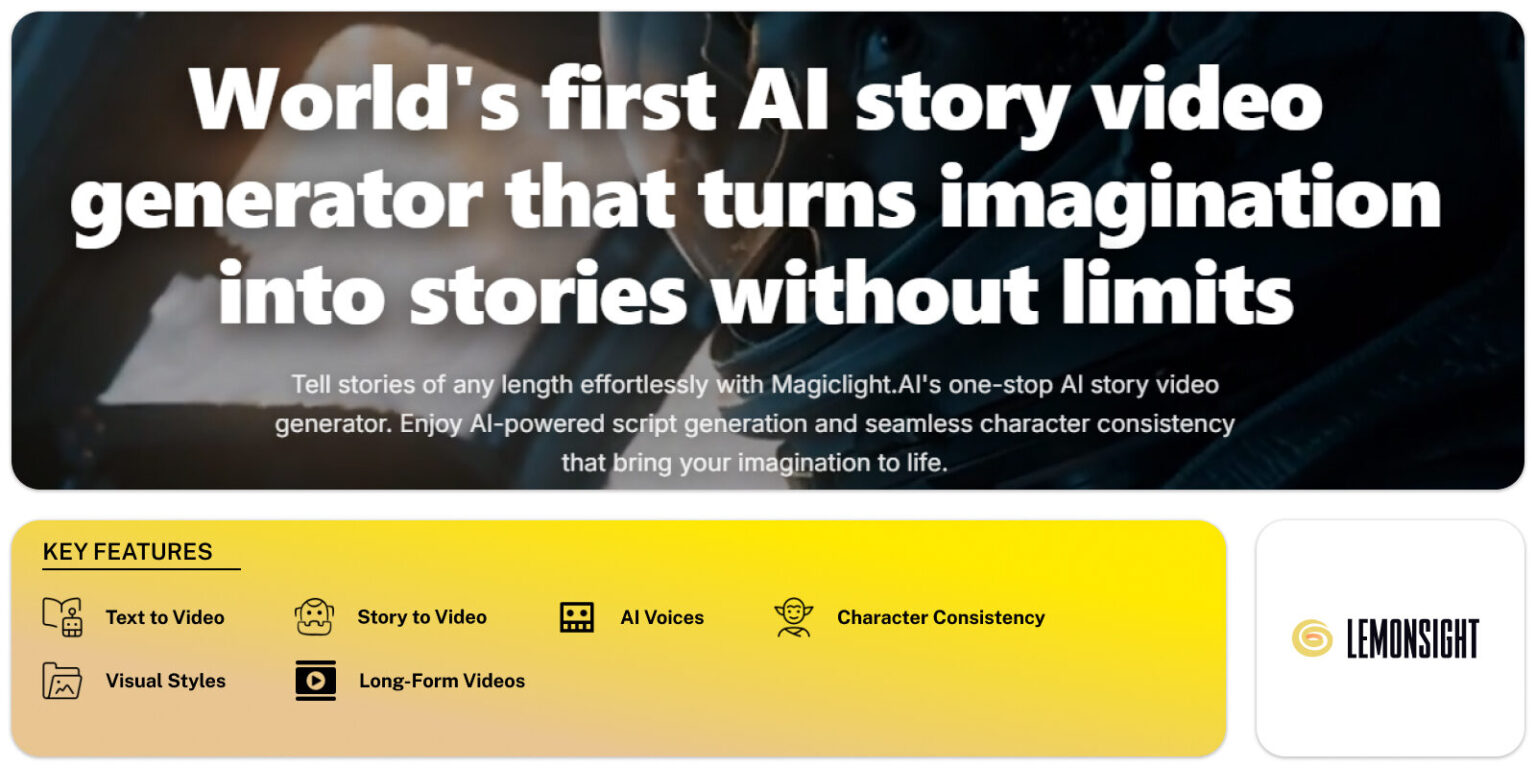 MagicLight AI – Create Stunning AI Story Videos Fast