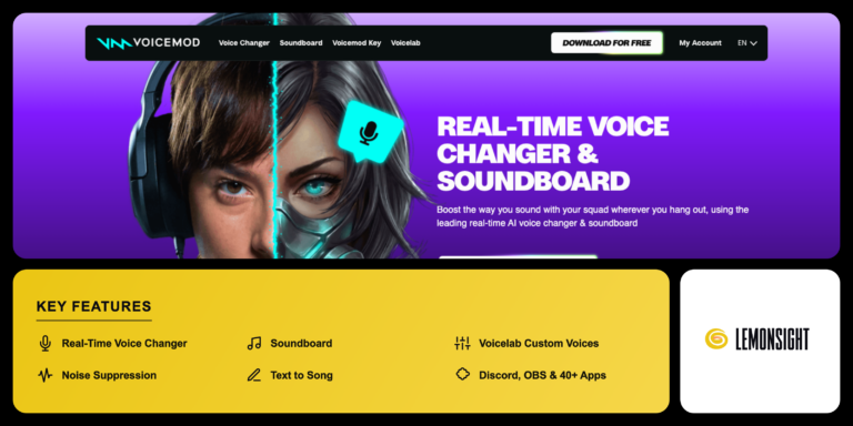 Voicemod (real-time AI voice changer and soundboard software operated ...